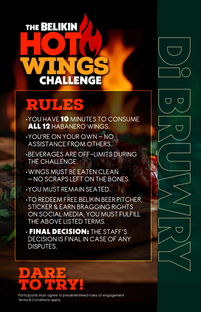 Hot Wings Challenge - Di Bruwry
